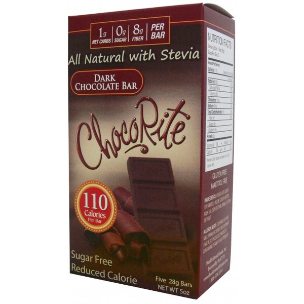 ChocoRite Sugar Free Dark Chocolate Bar - Food Library - I AM ...
