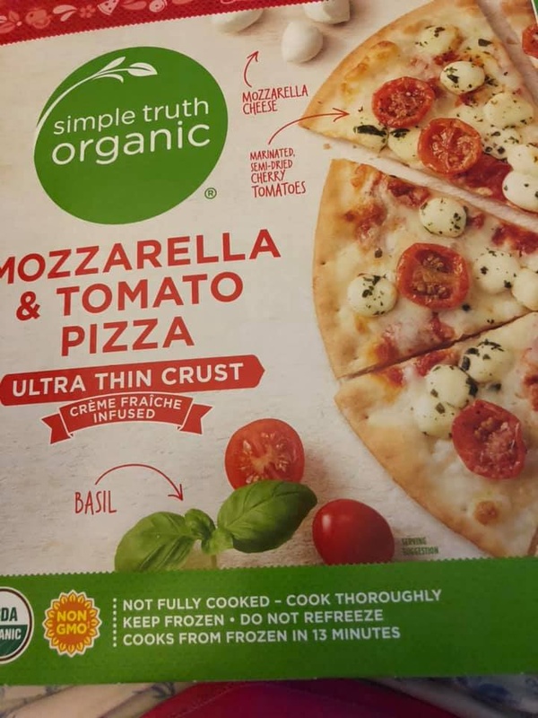 Simple Truth Organic Ultra Thin Crust Mozzarella & Tomato Pizza - Food ...