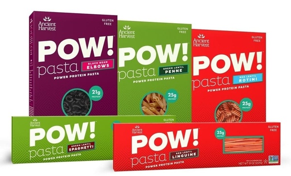Ancient Harvest Pow! Pasta - Red Lentil, Green Lentil, or Black Bean ...