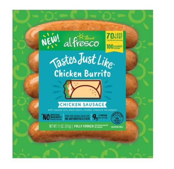 Al Fresco Chicken Burrito Flavored Chicken Sausage - Food Library - I ...
