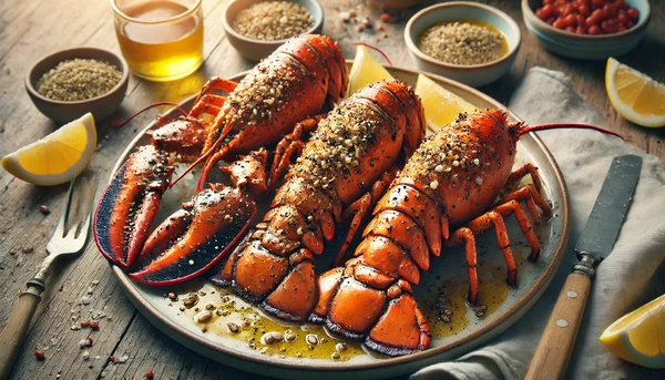 Grilled Lobster Tails with Hemp Hearts - Recipe Library - I AM ...