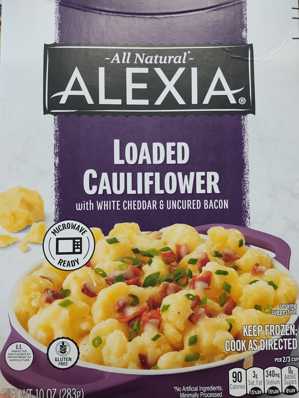Alexia Loaded Cauliflower - Food Library - I AM Faithfully Fit