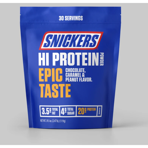 Snickers Hi Protein Powder - Food Library - I AM Faithfully Fit