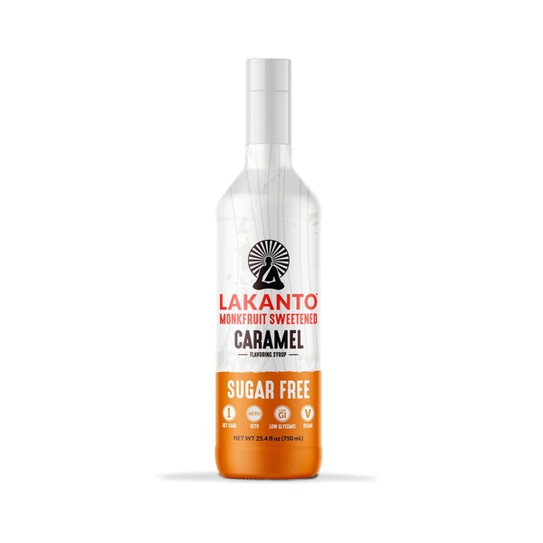 Lakanto Monkfruit Sweetened Sugar Free Caramel Syrup - Food Library - I ...