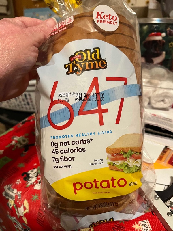 Schmidt Old Tyme 647 Potato Bread - Food Library - I AM Faithfully Fit