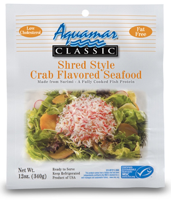 Aquamar Classic Shred Style Crab Flavored Seafood - Food Library - I AM ...