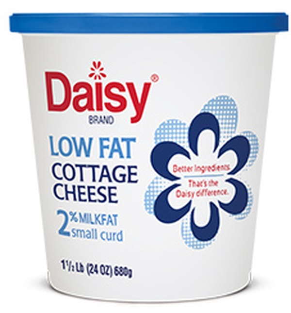Daisy Low Fat Cottage Cheese - Food Library - Faithfully Fit