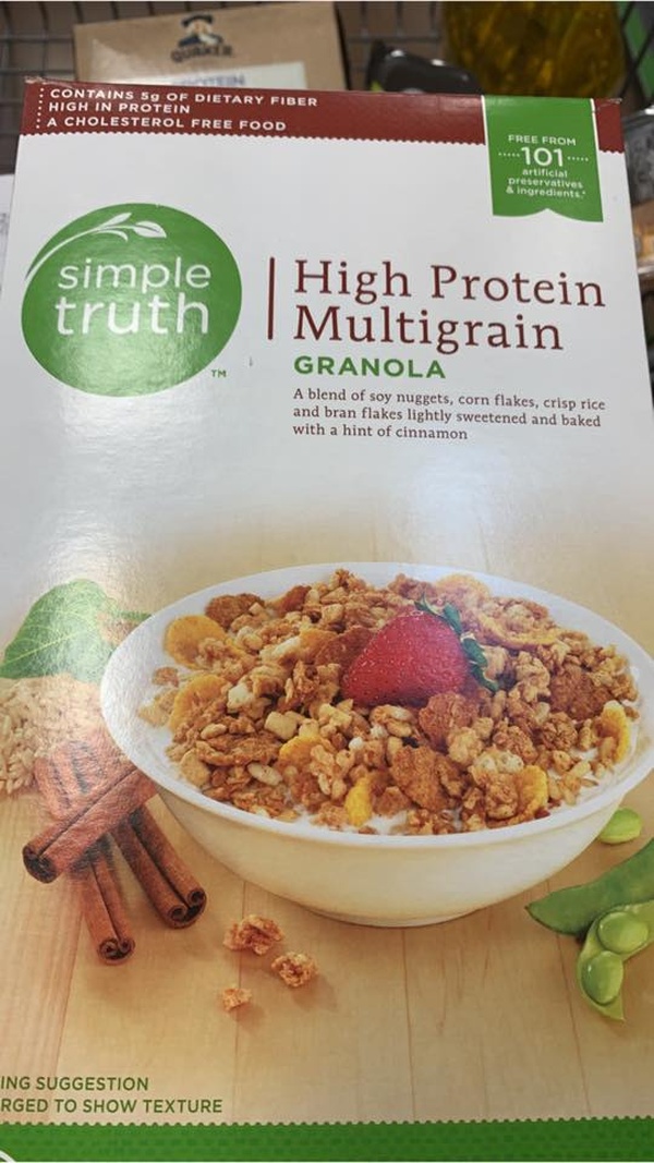 Simple Truth High Protein Multi Grain Granola - Food Library - I AM ...