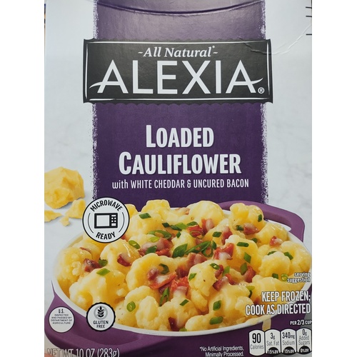 Alexia Loaded Cauliflower - Food Library - I AM Faithfully Fit