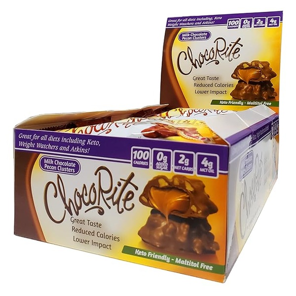 ChocoRite Chocolate Pecan Clusters – Box of 16 - Shop - I AM Faithfully Fit