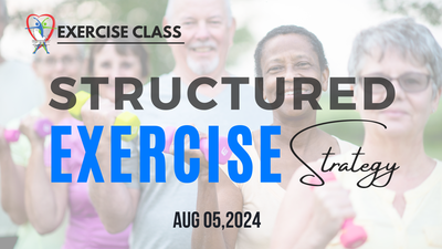 [Exercise Class] Structured Exercise Strategy ~ Aug 05, 2024 - I AM ...