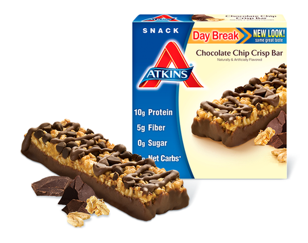 Atkins Chocolate Chip Crisp Bar - Food Library - I AM Faithfully Fit