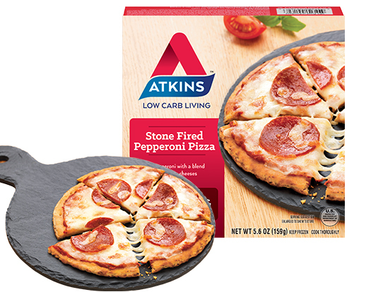 Atkins Stone Fired Pepperoni Pizza - Food Library - I AM Faithfully Fit