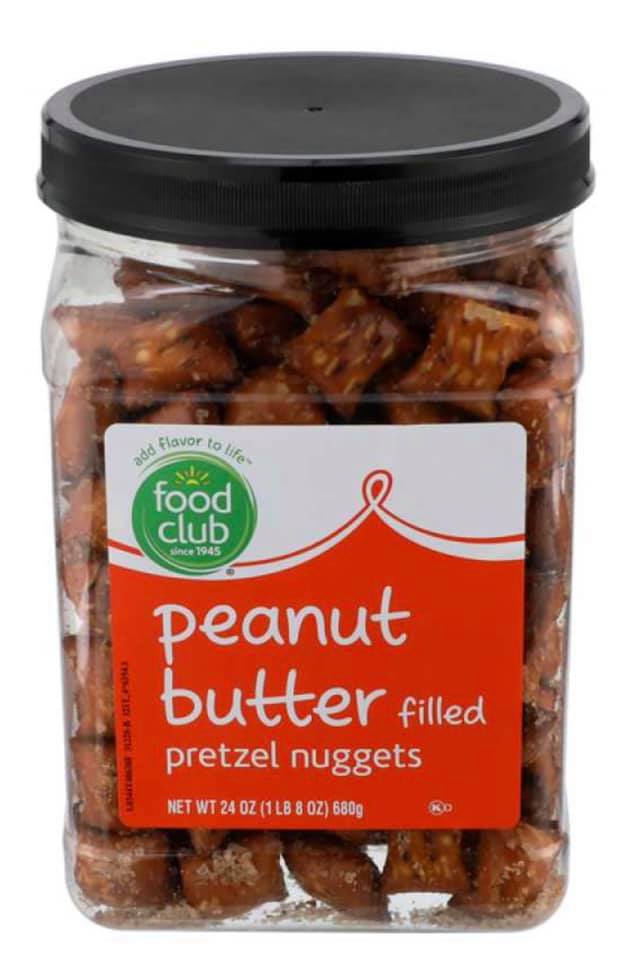 Food Club Peanut Butter Filled Pretzel Nuggets - Food Library - I AM ...