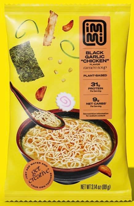 Immi Black Garlic "Chicken" Ramen Soup - Food Library - I AM Faithfully Fit