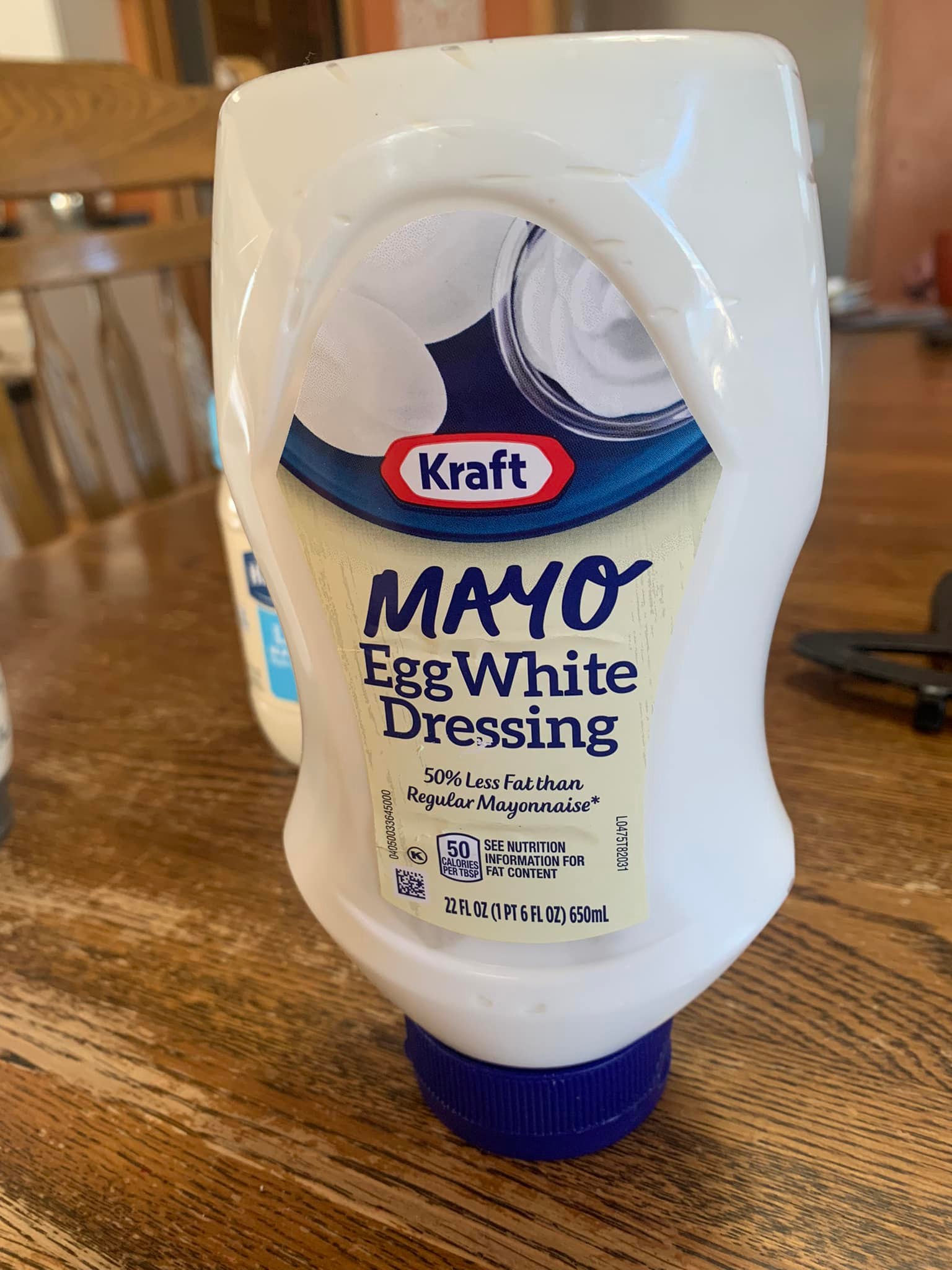 Kraft Mayo Egg White Dressing - Food Library - I AM Faithfully Fit