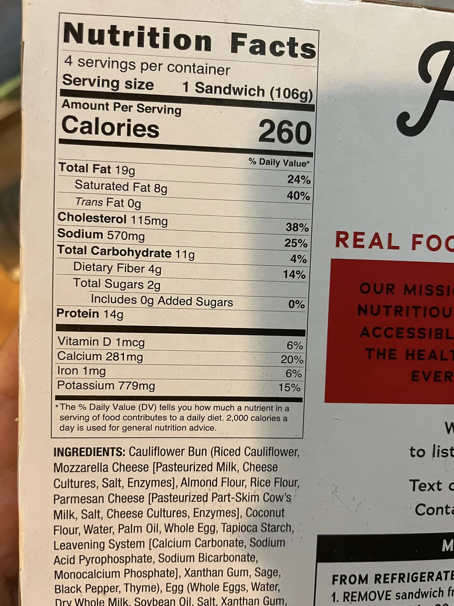 Real Good Bacon Bacon Egg & Cheese Breakfast Sandwiches - Food Library ...