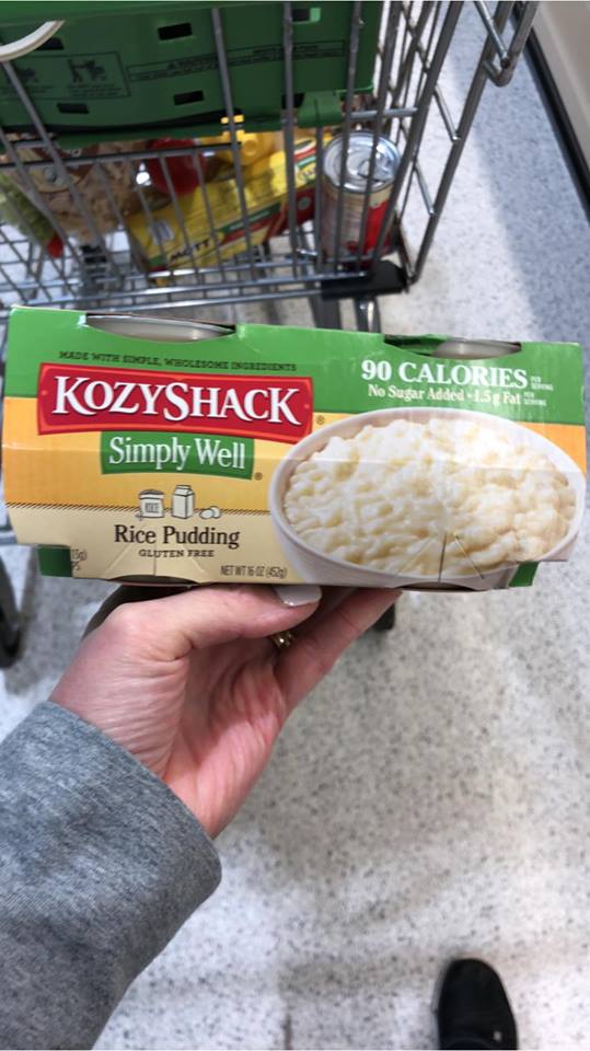 KozyShack Simply Well No Sugar Added Rice Pudding - Food Library - I AM ...