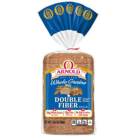 Arnold Whole Grains Double-Fiber Bread - Food Library - Faithfully Fit