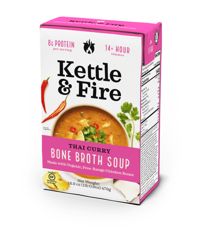 Kettle & Fire Thai Curry Bone Broth Soup - Food Library - I AM ...